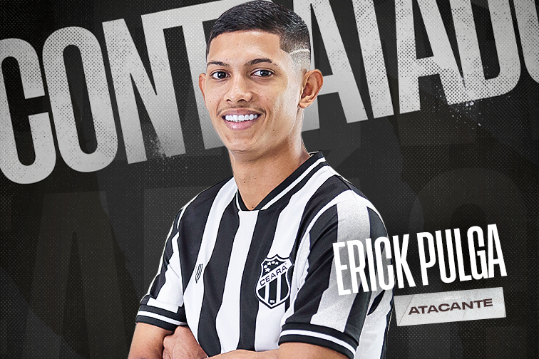 Anunciado como reforço, Erick Pulga assina contrato com o Ceará até 2025